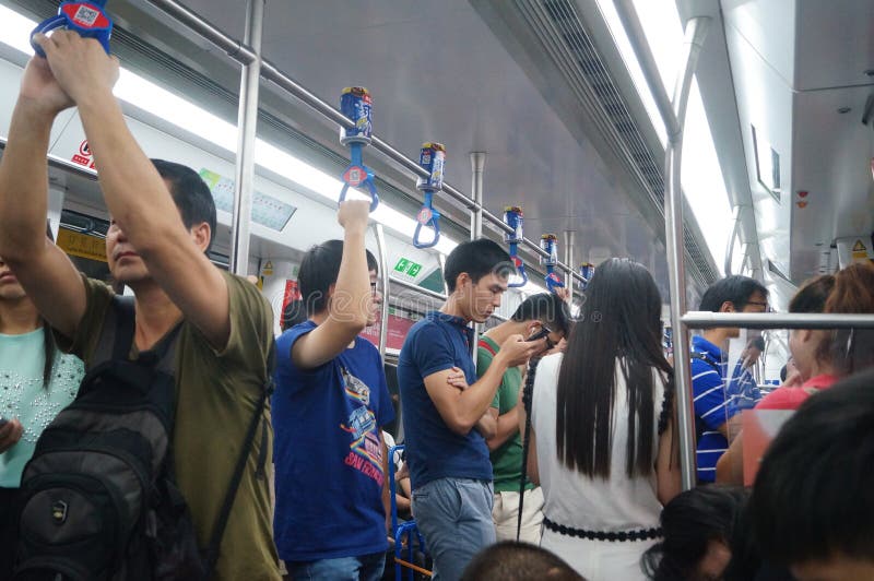 Metro traffic editorial image. Image of tourists, china - 60153810
