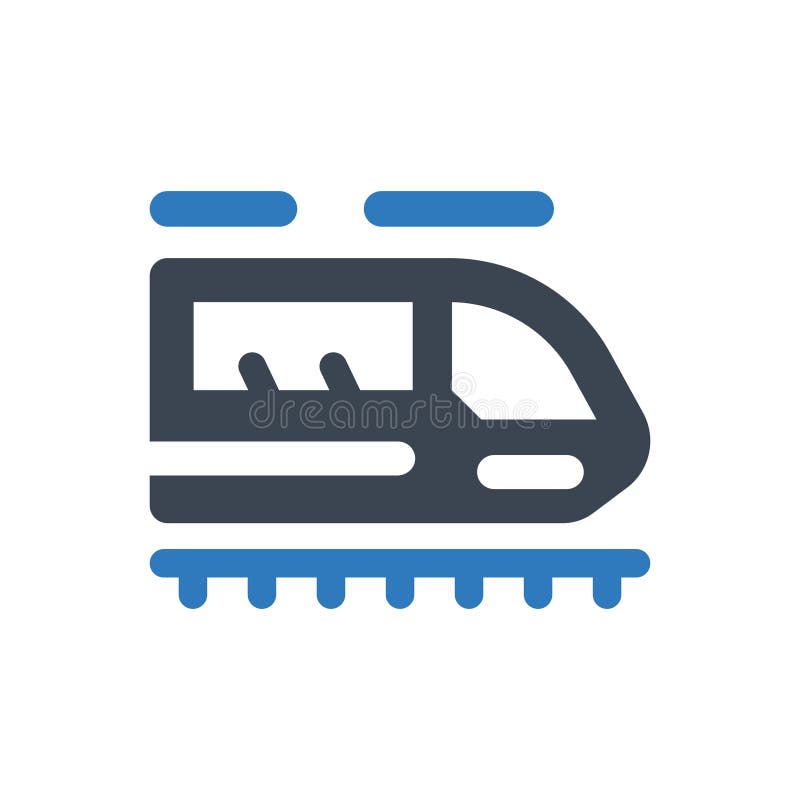 Metro train icon stock vector. Illustration of vector - 262612789