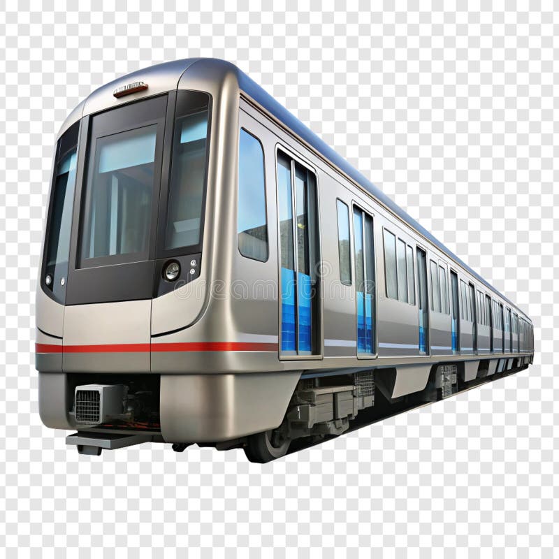 Metro Train (Subway) Isolated on Transparent Background Stock ...