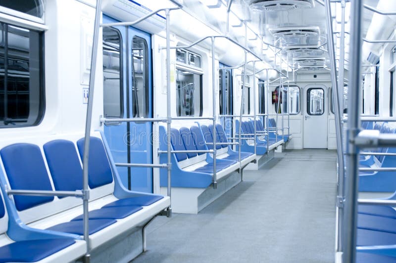 Metro wagon interior stock photo. Image of interior, transport - 57370912