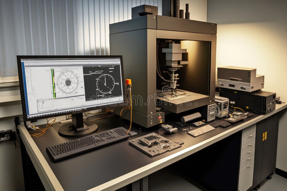 Metrology Lab with Precision Measurement Instruments. Generative AI ...