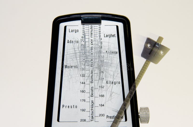 Metronome stock image. Image of music, pendulum, white - 10150683