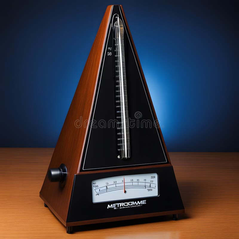 Metronome, ai-generatet stock illustration. Illustration of speed ...