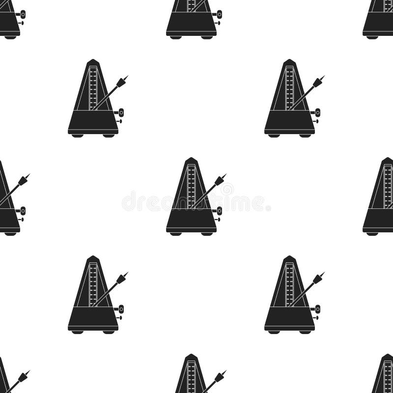 Metronome Icon in Cartoon Style Isolated on White Background. Stock ...