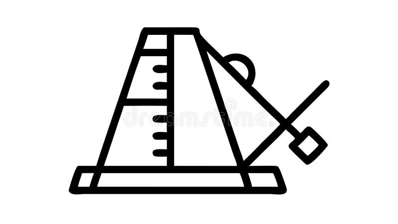 Metronome Musical Tempo, Rhythm Practice Tool, Vector Design Generative ...