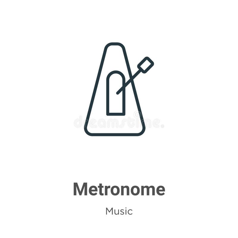 Metronome Transparent Icon. Metronome Symbol Design from Music C Stock ...