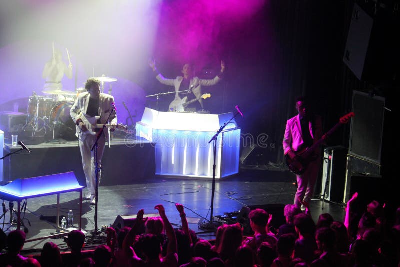 Metronomy in Concert at Irving Plaza Editorial Stock Image - Image of ...