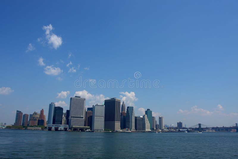 Metropolis City Skyline stock photo. Image of pier, highrise - 6967960