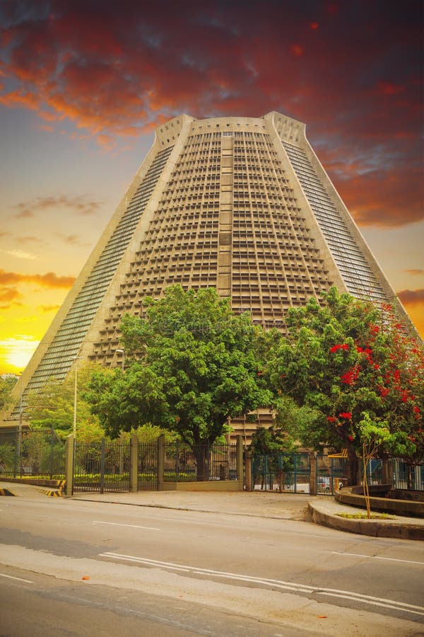 Metropolitan Cathedral in Rio De Janeiro Stock Photo - Image of ...