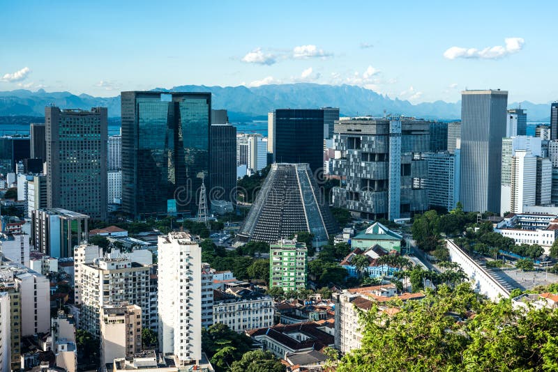Metropolitan Cathedral in Rio De Janeiro Stock Photo - Image of modern ...