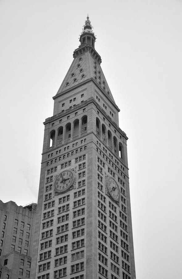 Metropolitan Life Insurance Company Tower, NYC Stock Photo - Image of ...