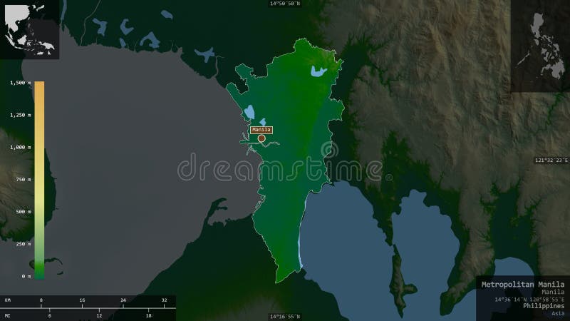 Metropolitan Manila, Philippines - Composition. Physical Stock ...