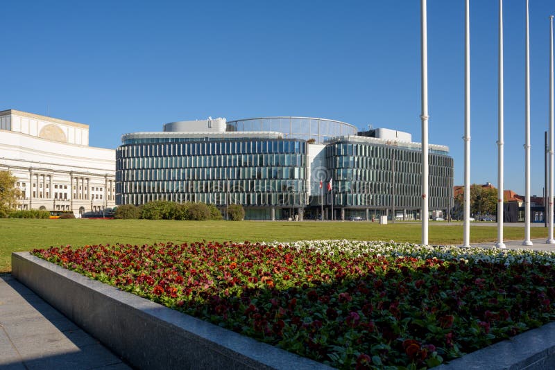The Metropolitan Office Building in Warsaw, Editorial Photography ...