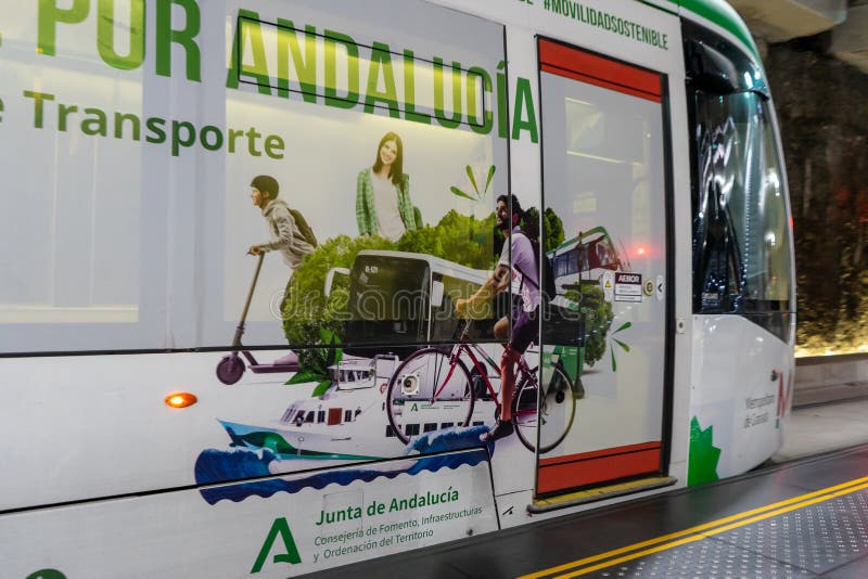 Metropolitan Station in Granada, Spain on September 25, 2022 Editorial ...