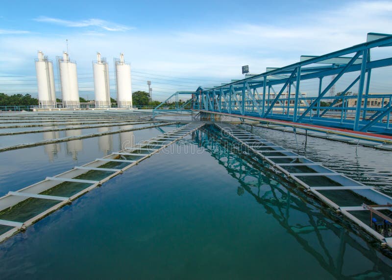 Waterworks stock image. Image of filtering, pipes, sewer - 2317445