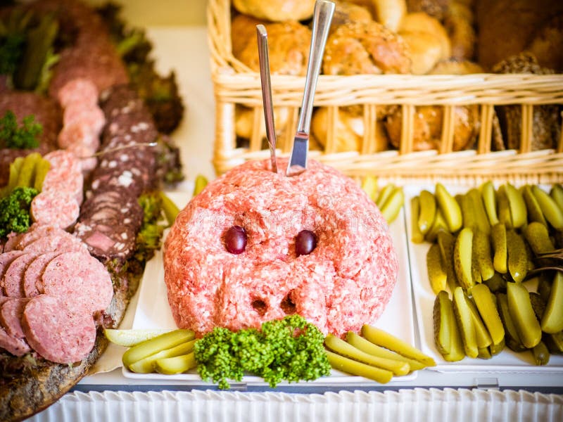 The pig from beef stock image. Image of pork, plate - 109381571