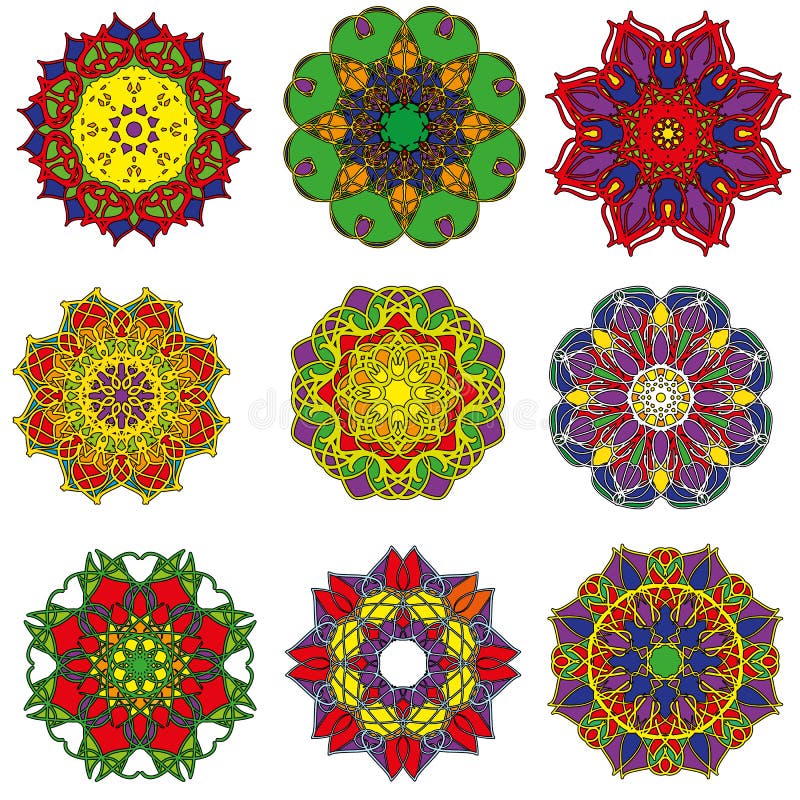 Mandala illustrazione vettoriale. Illustrazione di messicano - 43823958