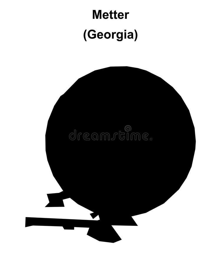 Metter Outline Stock Illustrations – 6 Metter Outline Stock ...