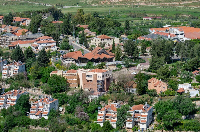 Metula is the Most Northern Town in Israel Stock Image - Image of ...