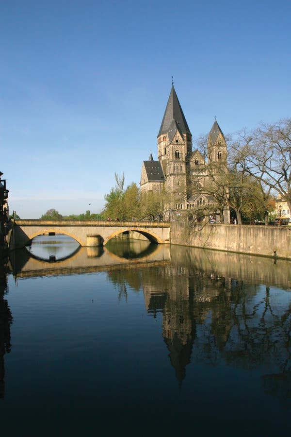 Metz Church stock image. Image of feeding, medieval, area - 814613