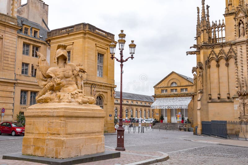 Place D Armes is a Square in Metz, France Editorial Photo - Image of ...