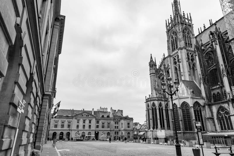 Place D Armes is a Square in Metz, France Editorial Photography - Image ...