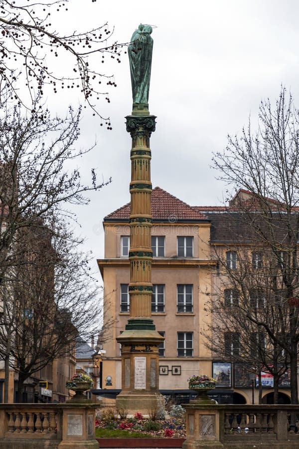 Saint Jacques Square in Metz, France Editorial Stock Photo - Image of ...