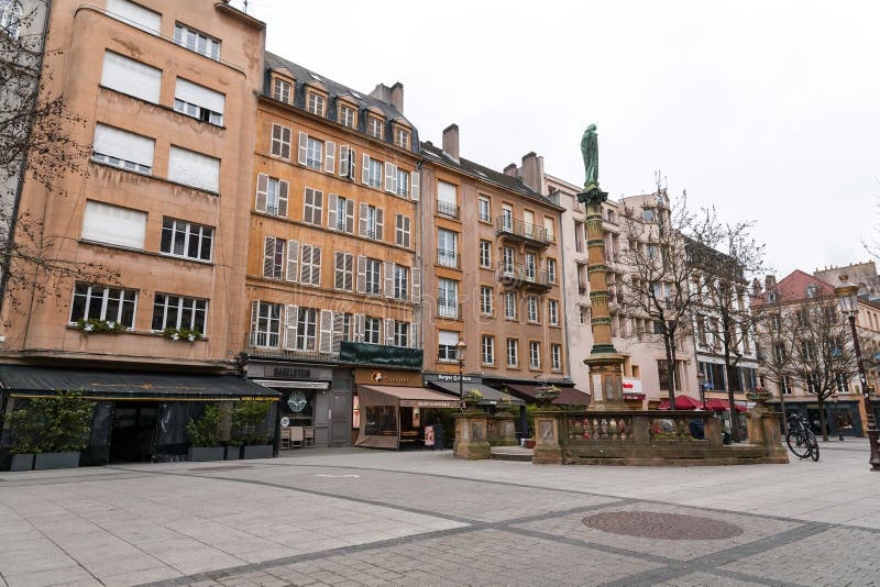 Saint Jacques Square in Metz, France Editorial Photo - Image of estate ...