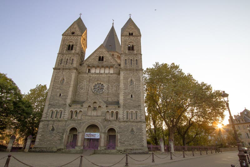 Catedral de Metz, Francia imagen de archivo. Imagen de exterior - 79979883