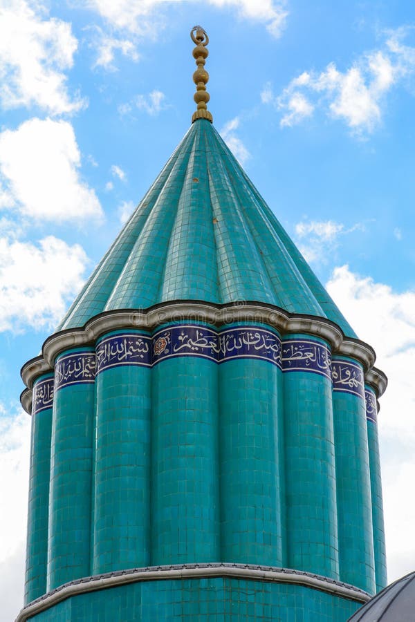 Turquoise Dome Isfahan Mosque And Maintenance Scaffolds Stock Image ...