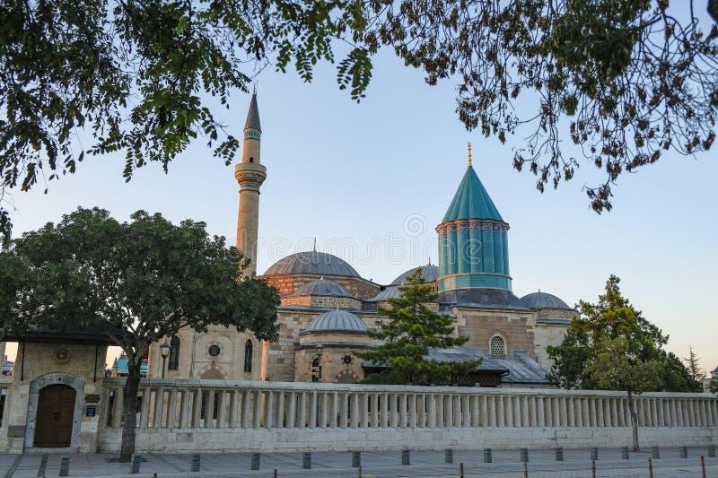Mevlana Museum and Mauso in Konya, Turkey Editorial Photography - Image ...