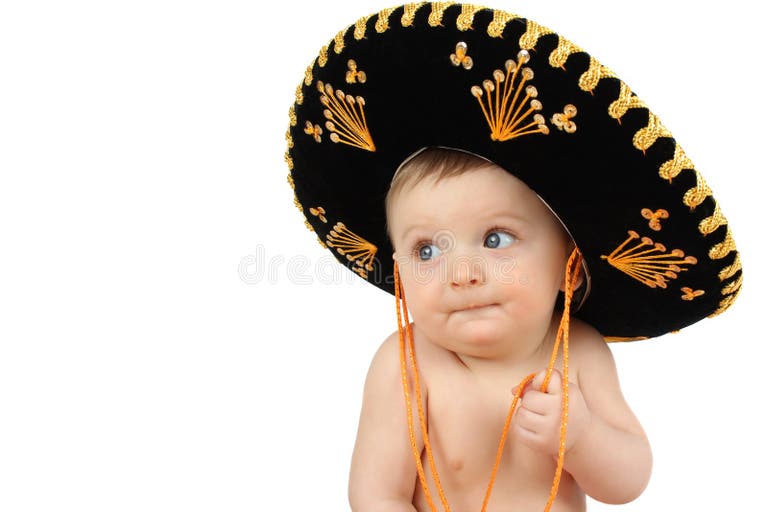 Mexican baby stock photo. Image of mariachi, baby, adorable - 20481524
