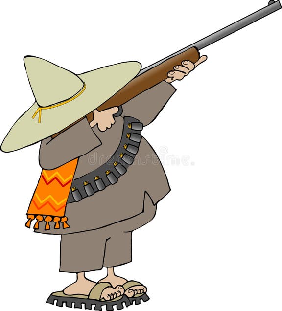 Mexican bandito stock illustration. Illustration of mexican - 964086