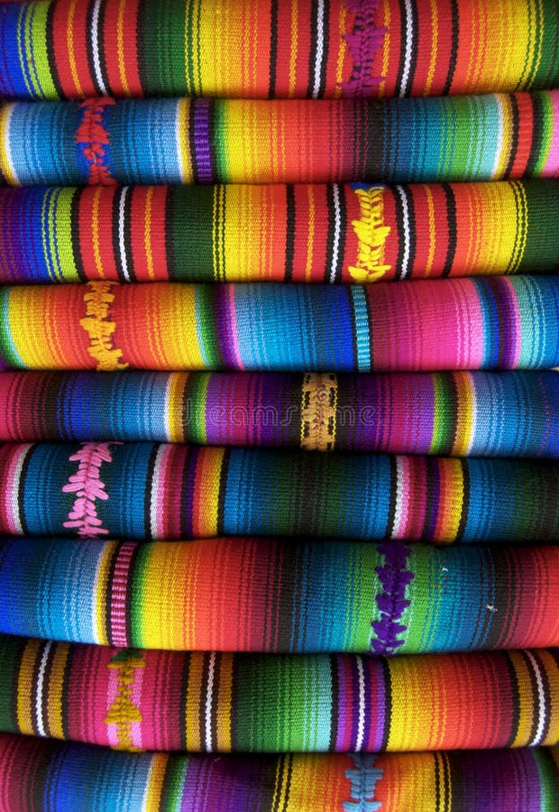 Mexican Blankets stock photo. Image of layered, ethnic - 18089852
