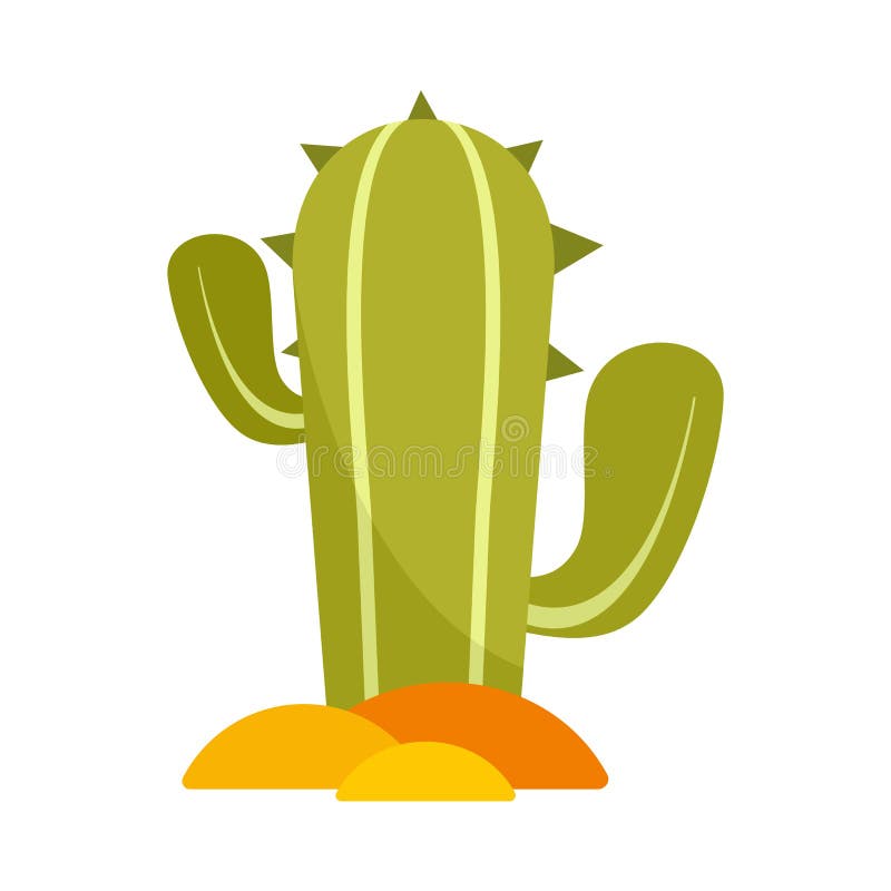 Mexican Cactus Pot Icon, Outline Style Stock Vector - Illustration of ...