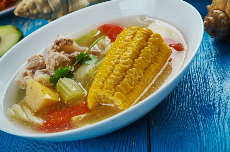 Mexican Caldo De Res imagen de archivo. Imagen de alcaravea - 112251001