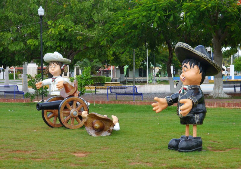 Mexican Celebration Figures Indepedence Editorial Image - Image of ...