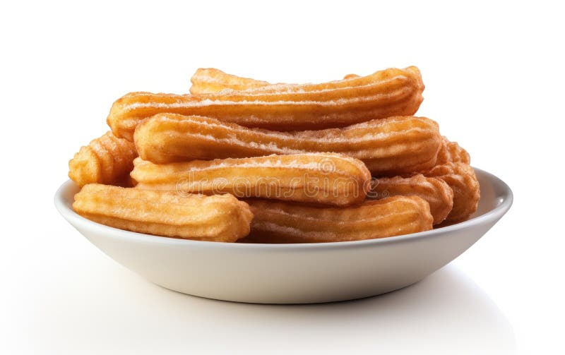 Mexican Churros on a White Background on Transparent Background Stock ...