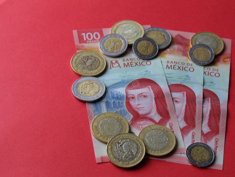 Mexican Peso Banknotes Coins Stock Photos - Free & Royalty-Free Stock ...