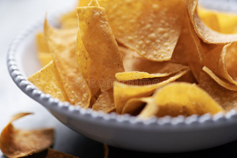 Mexican corn chip nachos stock image. Image of chips - 392168743