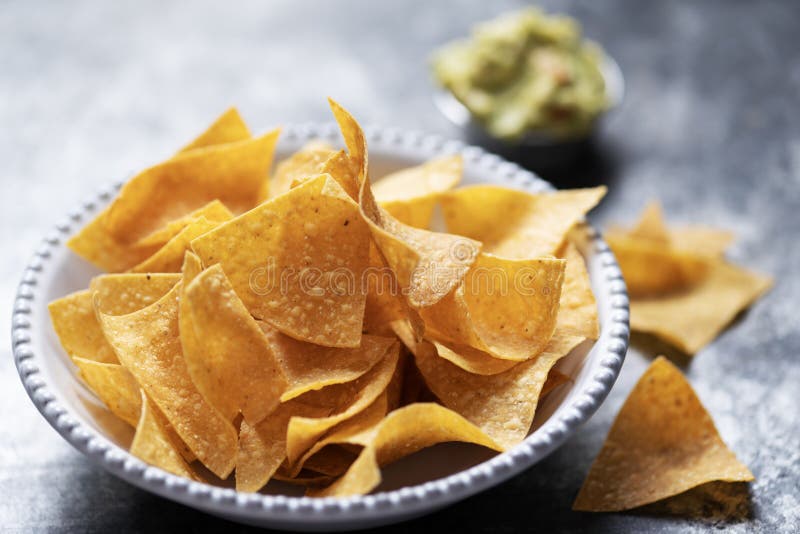 Mexican corn chip nachos stock photo. Image of corn - 392168776
