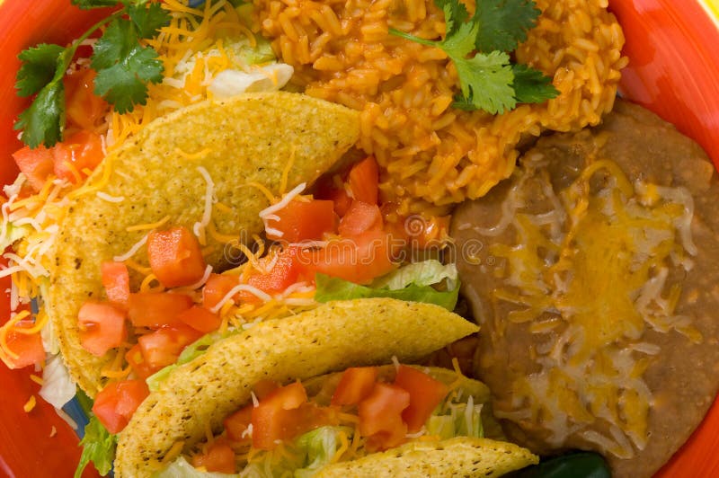 Mexican food plate stock photo. Image of mexican, restaurant - 3039304