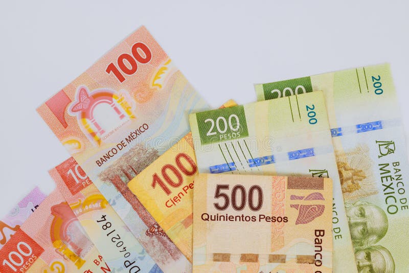 Mexican Currency Includes Banking Notes a Bills in Denominations of 500 ...