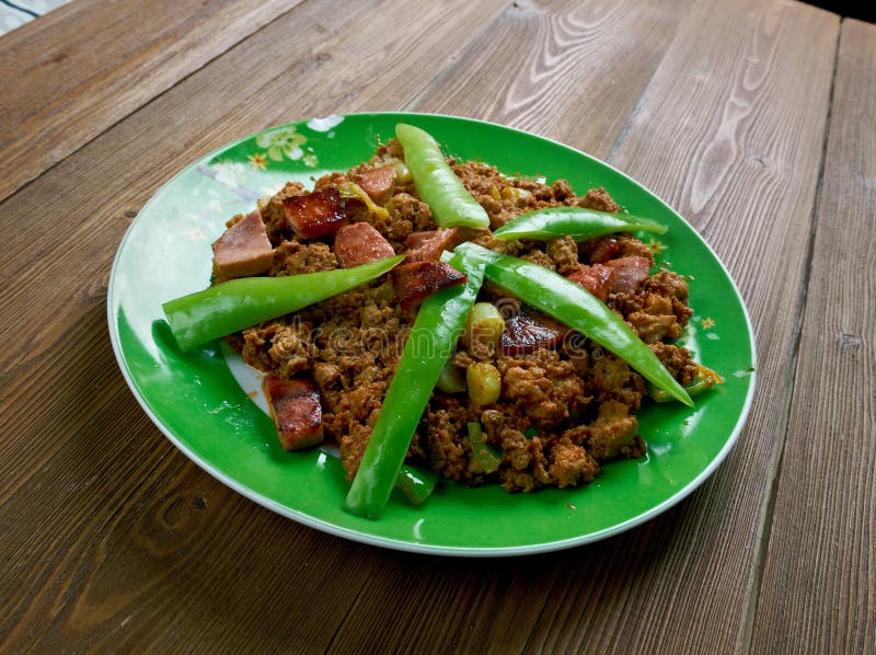 Mexican Discada stock photo. Image of purple, serrano - 72050214