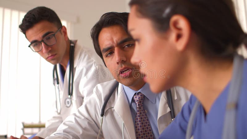 Mexican Doctors Working Together in the Office Stock Footage - Video of ...