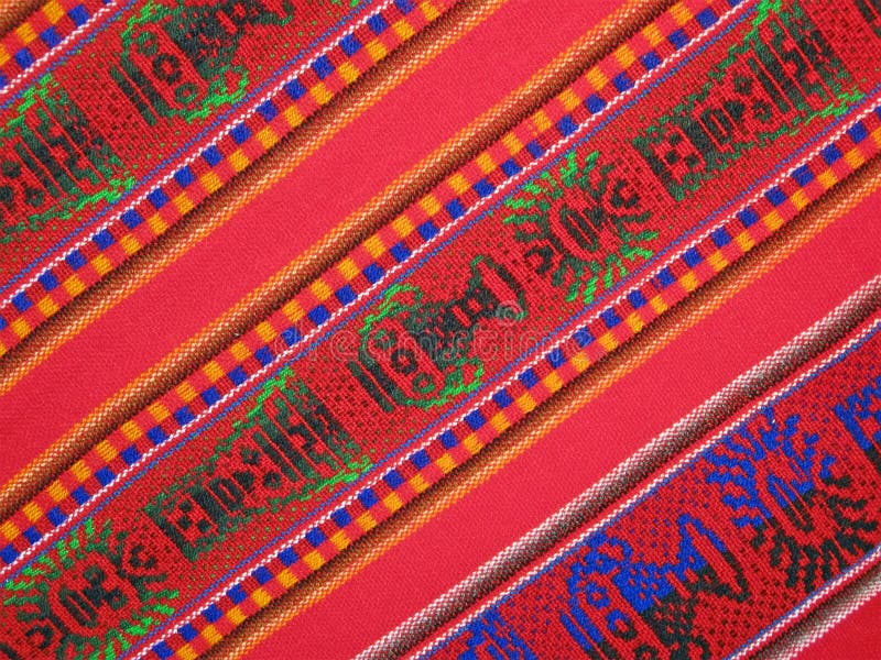 Red bolivian pattern stock photo. Image of latina, beautiful - 35967468