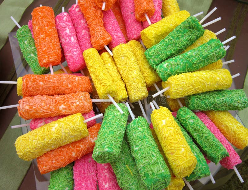 Mexican Festival Party Pastry Stock Image - Image of sprinkles, sticks ...