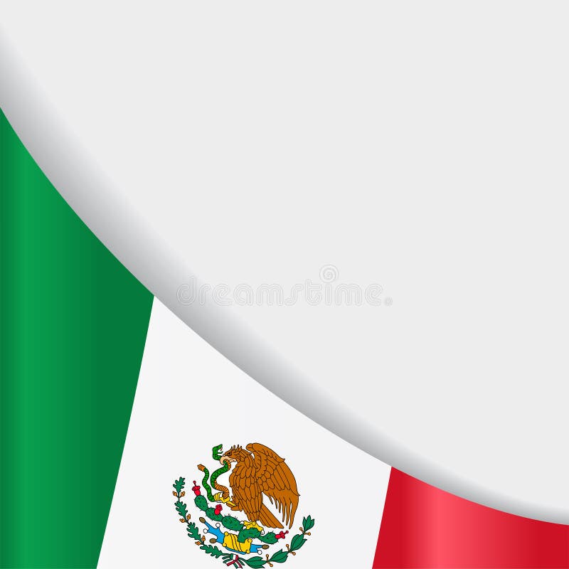Mexican Flag Background. Vector Illustration. Stock Vector ...