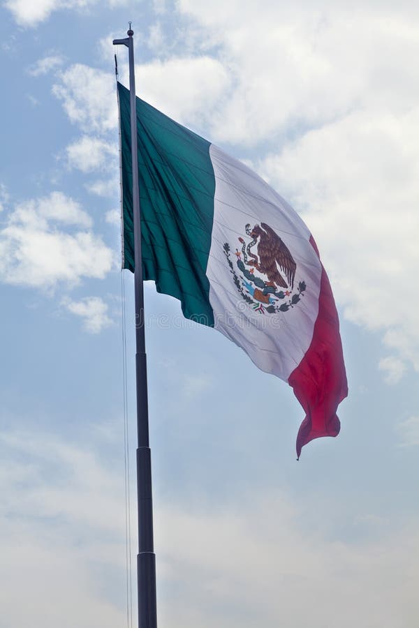 Mexican flag stock photo. Image of banner, reisen, cristobal - 51333326