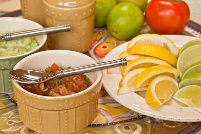 Mexican food condiments stock photo. Image of dishes - 25725370